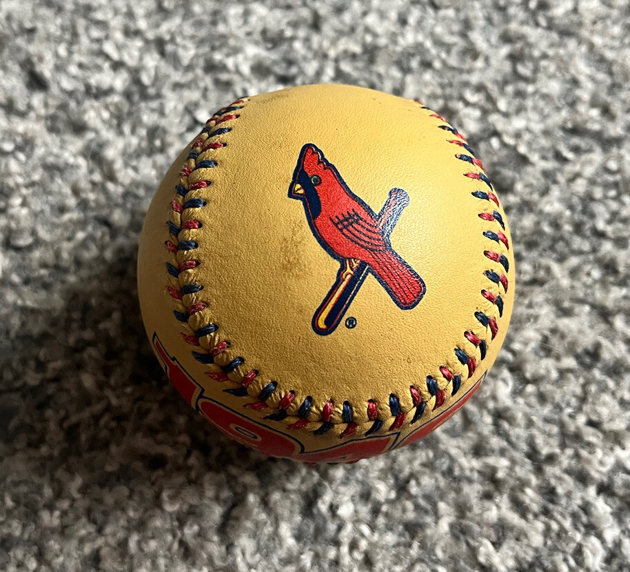 Spinneybeck Leather St Louis Cardinals 1946 Champions Souvenir Baseball ...