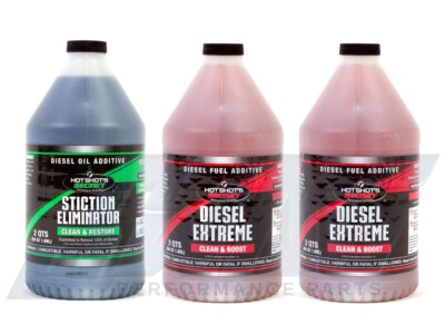 Hot Shot's Secret (2) 64oz Bottles Of Diesel Extreme & (1) Stiction ...