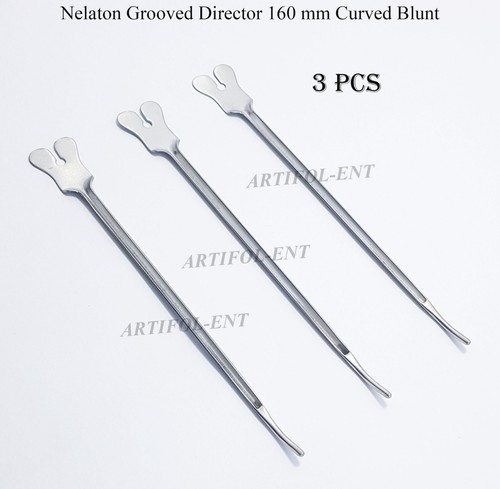 Nelaton Grooved Director 160mm Curved Blunt Surgical Probe SD0140 | eBay