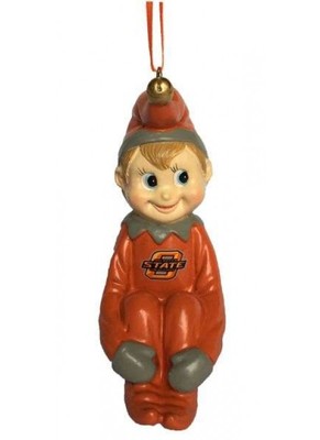 OKLAHOMA STATE COWBOYS ELF PIXIE ORNAMENT 4" | eBay