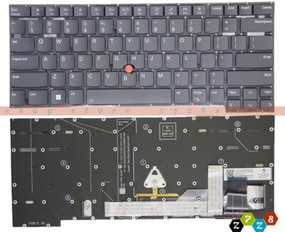 New Lenovo Thinkpad T14s Gen2 P1 Gen4 X1 Extreme Gen4 Gen5 Keyboard US ...