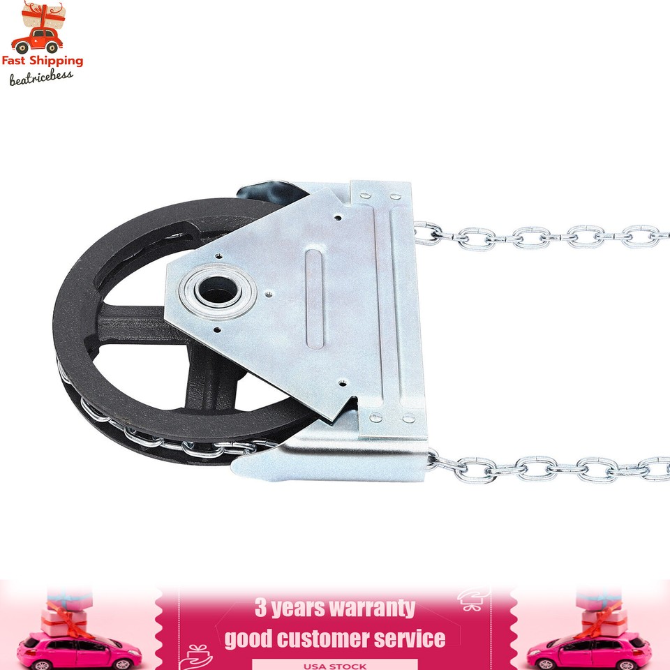 Chain Hoist for Roll Up Doors 1:1 Gear Ratio Garage Door Chain Hoist ...