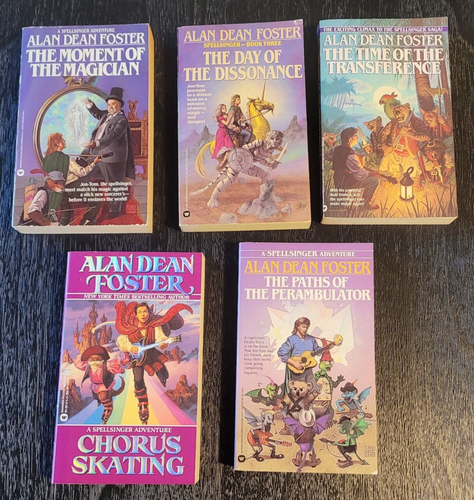 Alan Dean Foster Lot of 5 Spellsinger Series Fantasy Paperbacks | eBay