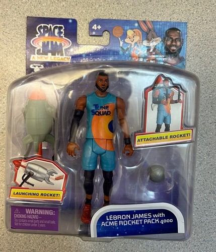 2021 SPACE JAM A NEW LEGACY 5" Lebron James With Acme Rocket Pack 4000 ...
