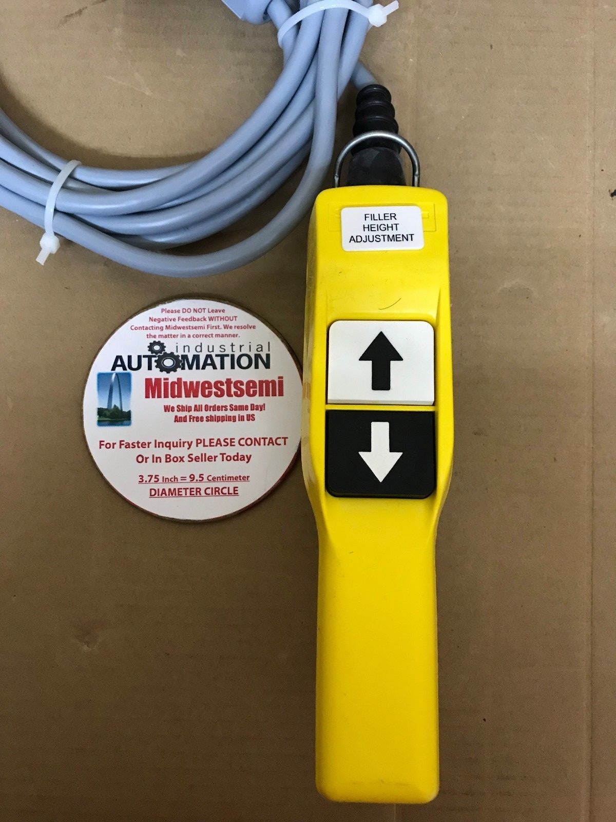 XACA201 TELEMECANIQUE XAC A201 UP/DOWN PENDANT A600-Q600 + 17FT CABLE ...