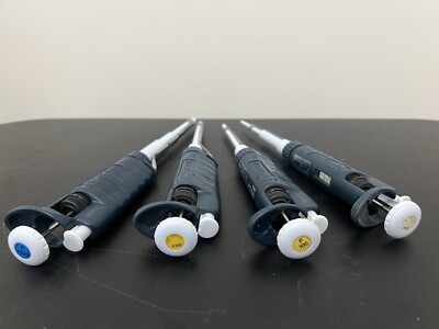 LAB STARTER KIT!!! GILSON PIPETMAN Pipette Set: P20 P100 P200 P1000 | eBay