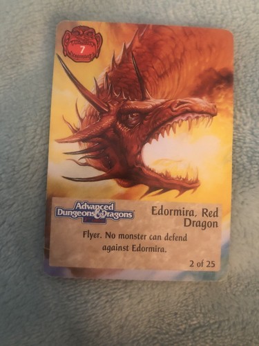 Ultra Old School CCG TSR Spellfire Edormira Red Dragon Rare D&D RPG TCG ...