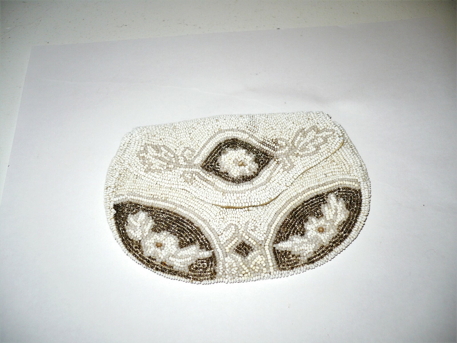 Vintage Antique Beaded Belt Loop Coin Purse Wallet Mi… - Gem