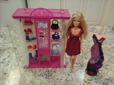 BARBIE Dreamhouse Vending Machine Closet W/Accessories-Excellent ...
