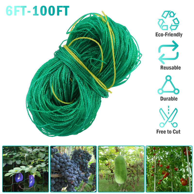 Plant Trellis Netting for Climbing Plants Outdoor Heavy-Duty Growing ...
