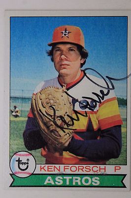KEN FORSCH Houston Astros Autographed 1979 Topps #534 Signed Card 16F ...