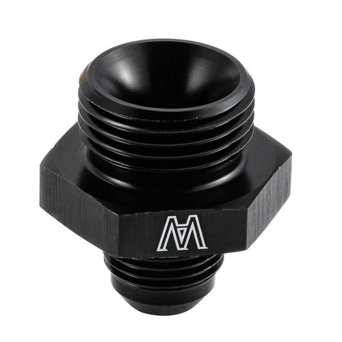 Black -8AN Flare to -12 ORB O Ring Boss Adapter AN Fitting ORB Aluminum ...