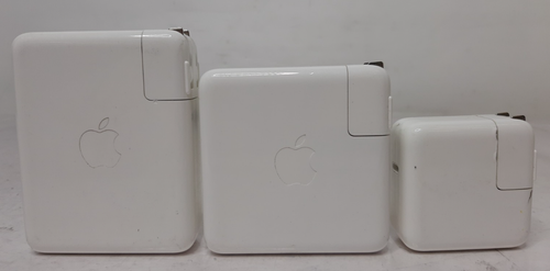 Lot of (3) Apple USB-C Power Adapters 140W(A2452)/87W(A1719)/30W(A2164 ...