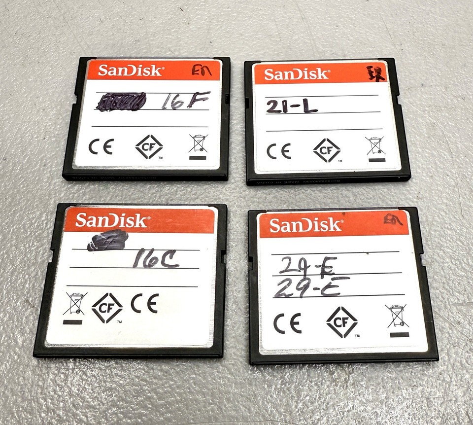 Sandisk Ultra Compact Flash Memory Card - 4GB 25MB/s Lot Of 4 Cards | eBay