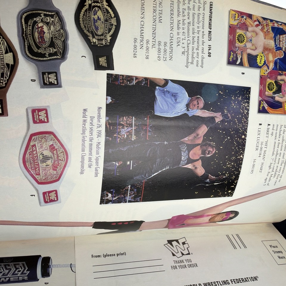 WWF Magazine April 1995 Lawrence Taylor - HBK Pamela Anderson Poster ...