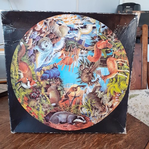 Vintage Waddingtons Mammals Circular Jigsaw | eBay