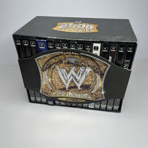 WWE 2005 PPV Rewind Box Set 15 DVDs | WWF ECW | WrestleMania Royal ...