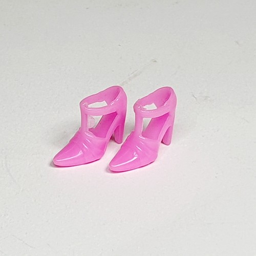 Ancien Accessoire Pour Barbie Chaussures Rose Escarpin Talon RARE ...