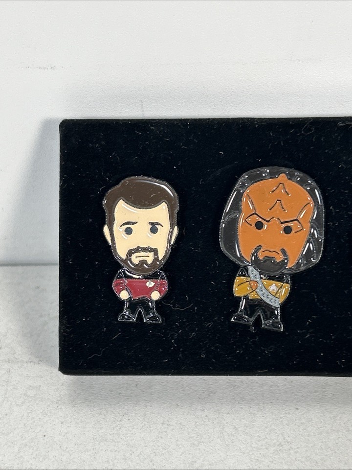 Eaglemoss Hero Collector Star Trek Picard: Chibi Pin Badge Box Set | eBay