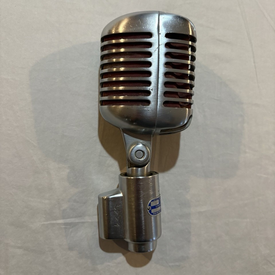Vintage Unidyne Shure Microphone Model 556S 50s 60s Elvis FatBoy ...