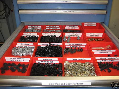 Schaller 112-PBA 2" Deep Plastic Box Assortiment - Red, Pack of 112 for ...