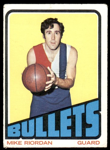 1972-73 Topps Basketball Mike Riordan (B) Baltimore Bullets #37 | eBay