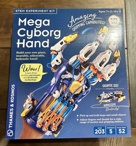 Mega Cyborg Hand STEM Experiment Kit Pneumatic & Hydraulic Technology ...