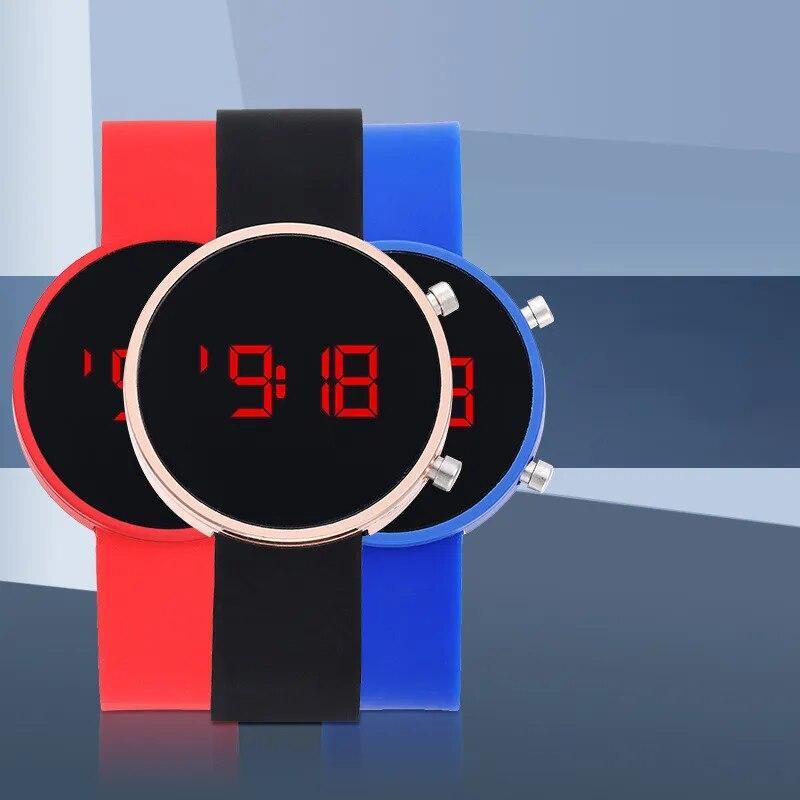 Unisex Fashion Digital Watch Men Women Girls LED Wrist Watch Silicone ...
