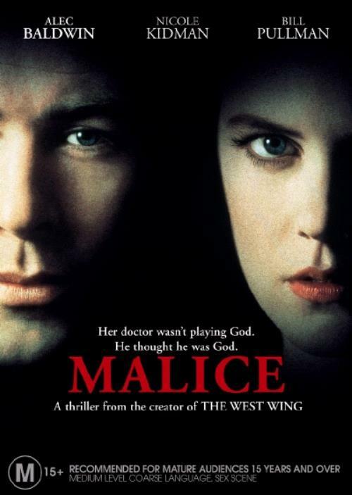 Malice (DVD, 1993) Alec Baldwin Thriller Region 4 vgc t248 9398701468795 | eBay