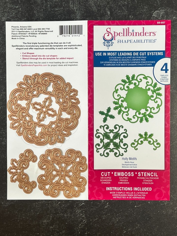 Spellbinders Nestabilities Dies-Gently Used-Metal Dies-Spellbinders ...