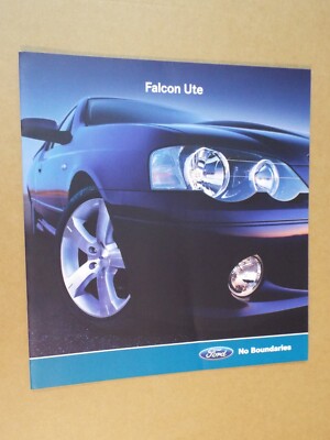 2004 Ford BA Ute original large format 20 page brochure plus specs ...