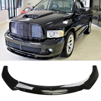 For Dodge Ram 1500 Black Front Bumper Lip Splitter Spoiler Body Kit ...