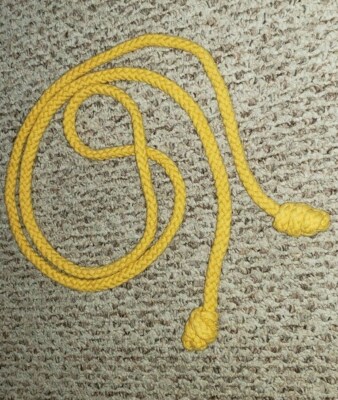MONK CLERGY LITURGICAL CINCTURE 85" LONG 1 1/2" THICK GOLDEN YELLOW | eBay