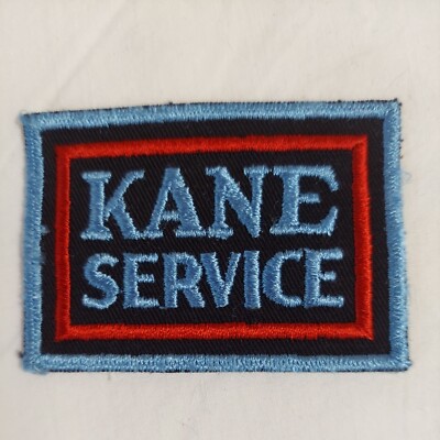 Kane Service Vintage Embroidered Patch Uniform Advertising Sew-on 2 x 3 ...