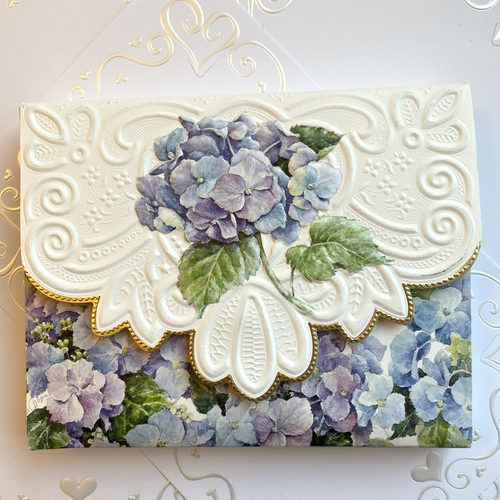 Carol Wilson, Carol's Rose Garden Embossed Violet Note Cards Envelopes ...
