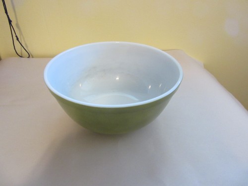 Pyrex 2 1/2 qt (403) Verde Avocado Green Nesting Mixing Bowl Vintage | eBay