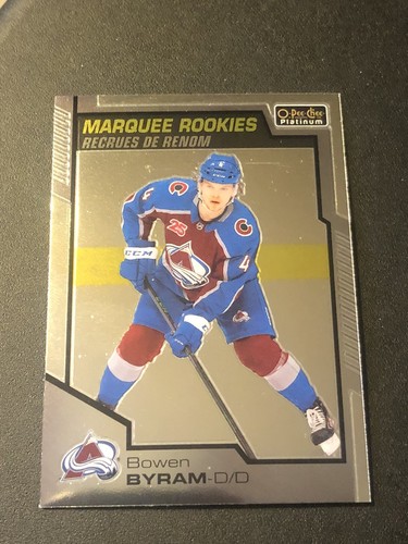 2020-21 O-Pee-Chee Platinum Marquee Rookies Bowen Byram #152 Rookie RC ...