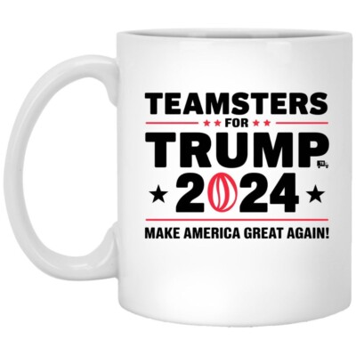 Trump 2024 Campaign Mug, Teamsters for Trump MAGA Coffee Mug 11oz ...