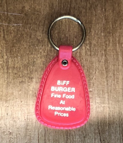 Vintage Plastic Biff Burger Restaurant Advertising Key Ring Preowned | eBay