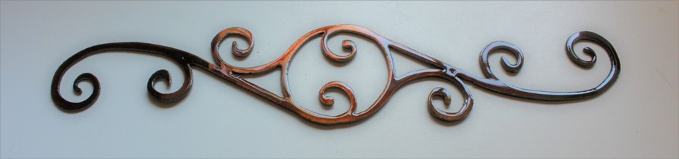 Decorative Scroll 12" Metal Wall Art Decor | eBay