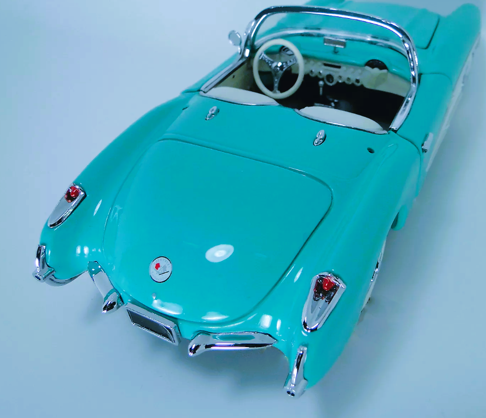 Corvette Chevrolet StingRay Race Car Chevy Classic Hot Rod Metal Promo ...