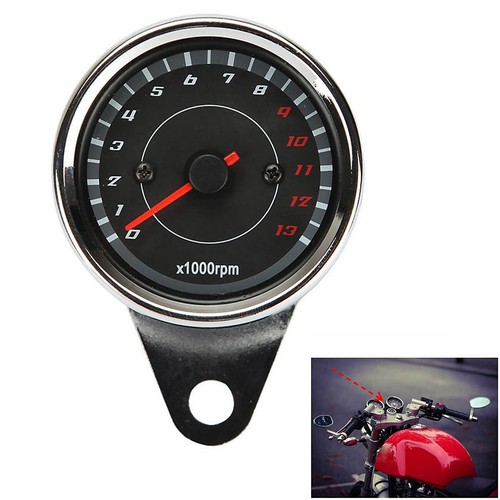 Motorcycle Tachometer Gauge LED Night Light RPM For Harley XL Sportster ...