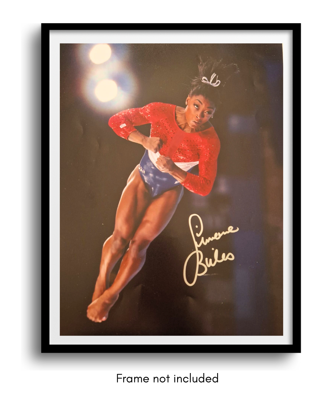 Simone Biles Hand Signed Huge 16x12 Inch Gymnastics Photo + COA British ...