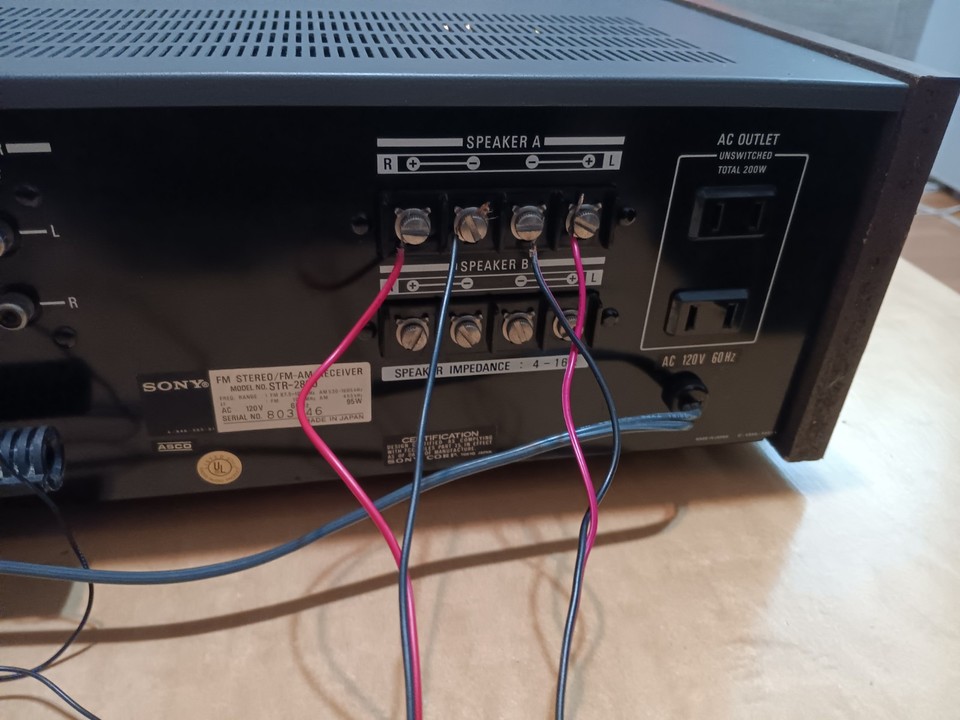 Sony STR - 2800 Vintage Stereo Receiver For Parts Or Repair Only See ...