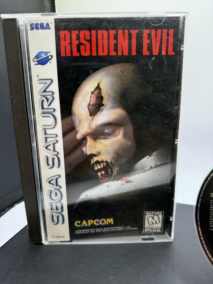 Resident Evil (Sega Saturn, 1997 ) Complete w/ Reg Card SPB-TS 347647 ...