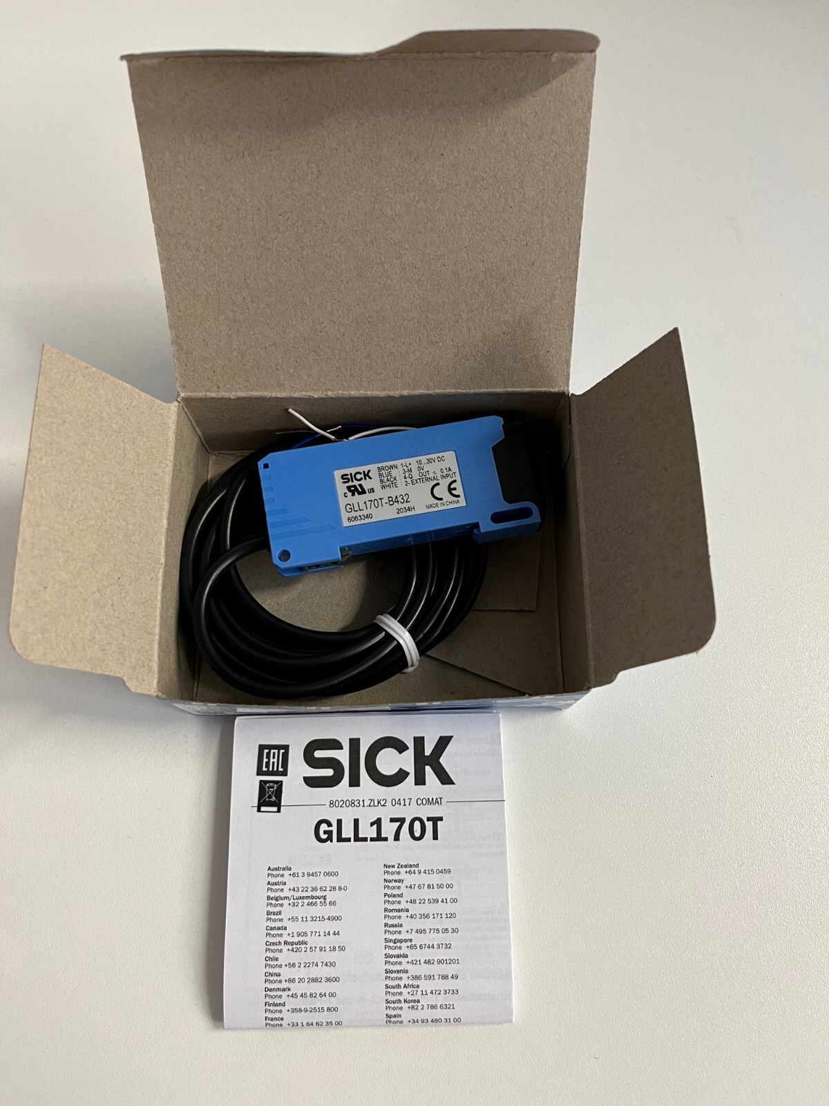 SICK Fiber-optic sensors GLL170. GLL170T-B432 (PN 6063340) for sale ...