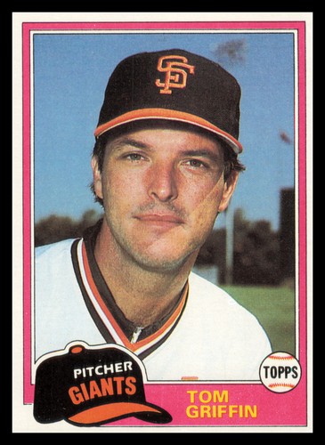 1981 Topps #538 Tom Griffin San Francisco Giants | eBay