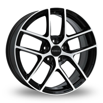 4X Vauxhall Vectra 2002 to 2009 Alloy Wheels & Tyres - 18" Romac Diablo ...