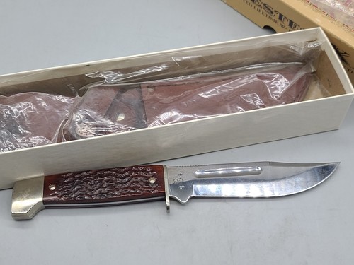 1998 CASE XX 647-5 SS Slab Side Hunter Fixed Blade Knife -USED- K58 ...