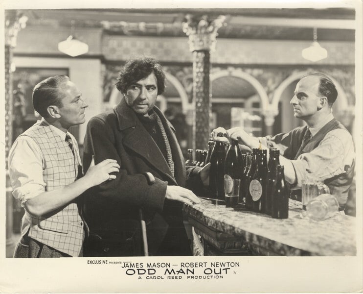 Odd Man Out 1947 Robert Newton having beer in Pub Film Noir Original 8x10 Photo | eBay